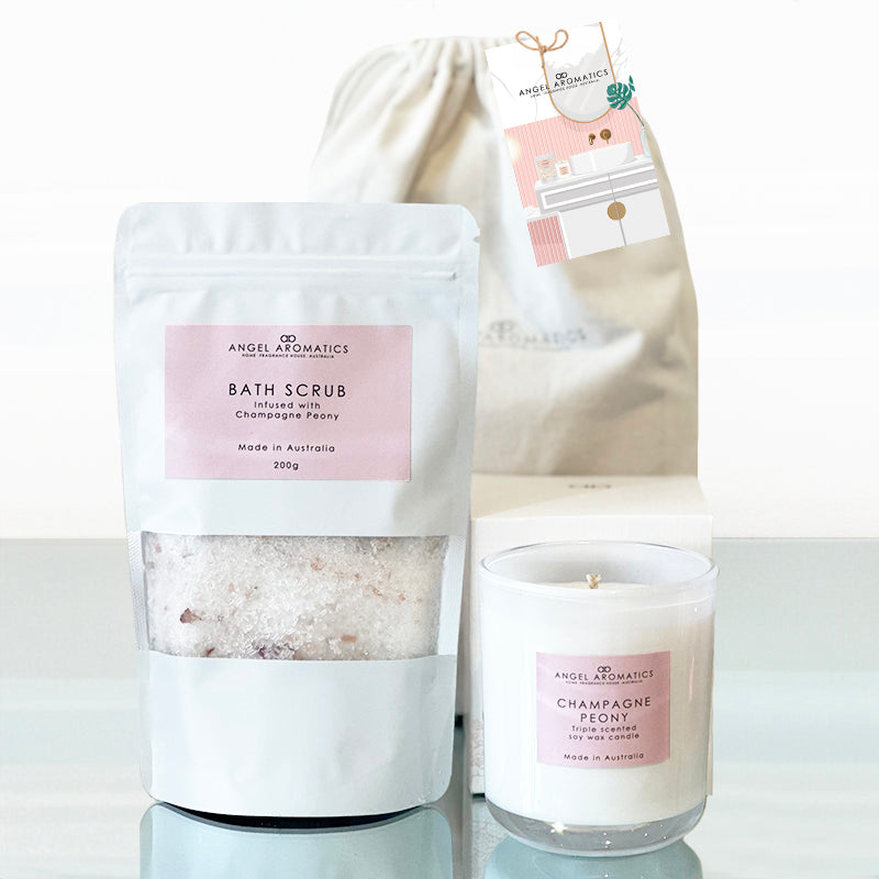 Body Scrub & Candle Set – Angel Aromatics Wholesale