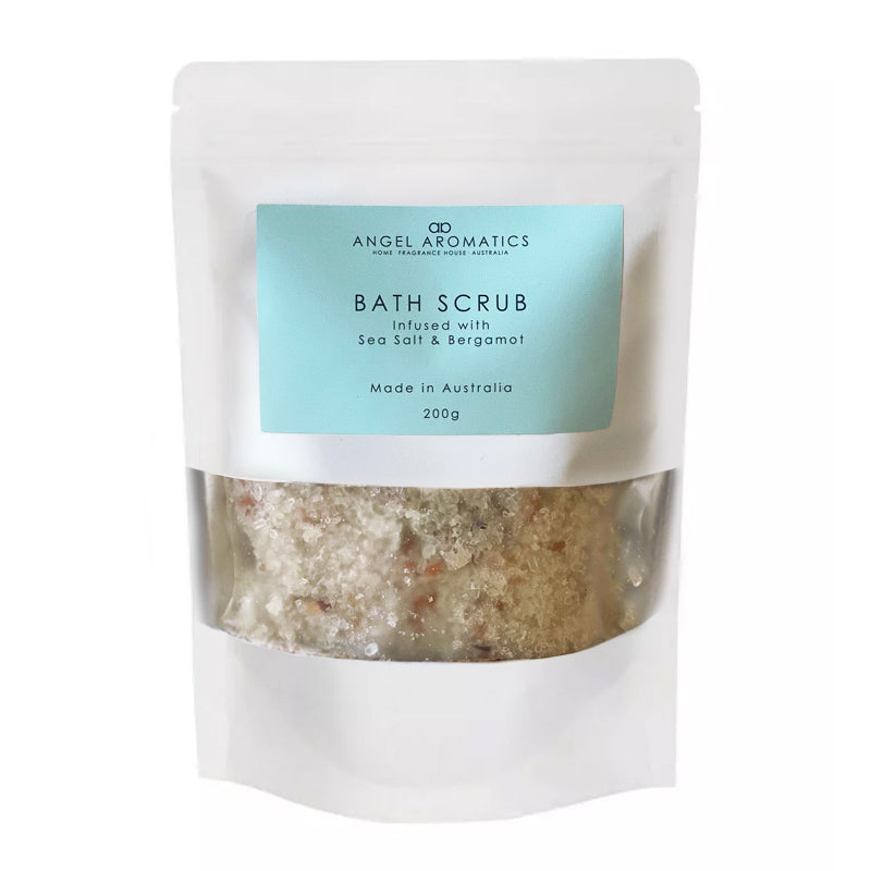 Body Scrub - Infused with Sea Salt and Bergamot Fragrance – Angel ...